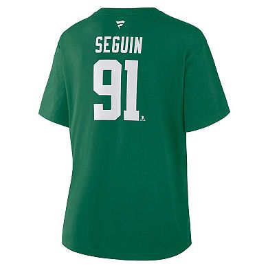 Women's Fanatics Tyler Seguin Kelly Green Dallas Stars Authentic Stack ...
