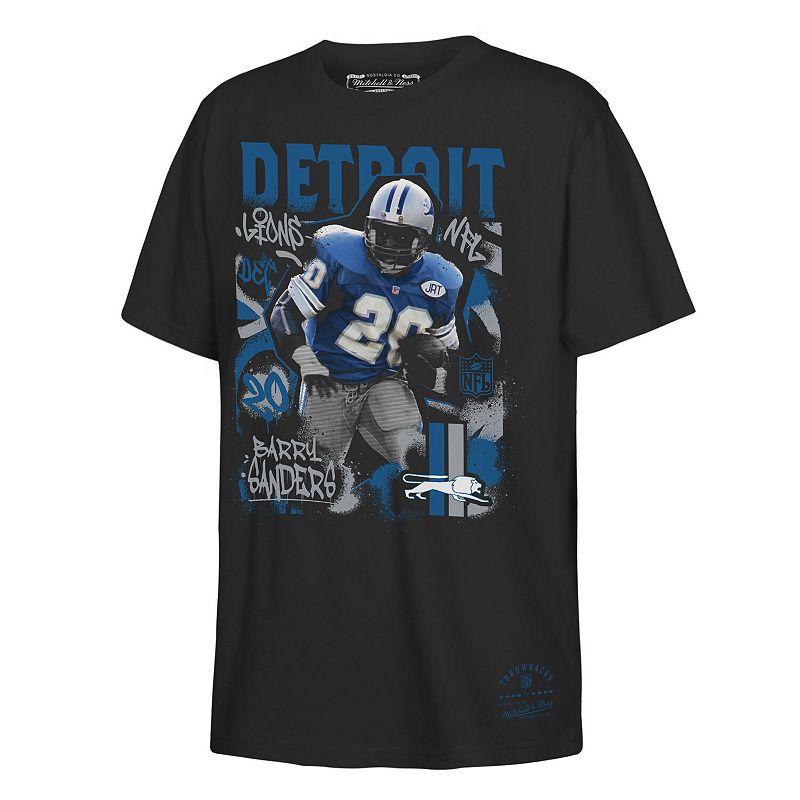 UPC 199293020175 - Youth Mitchell & Ness Barry Sanders Black Detroit ...