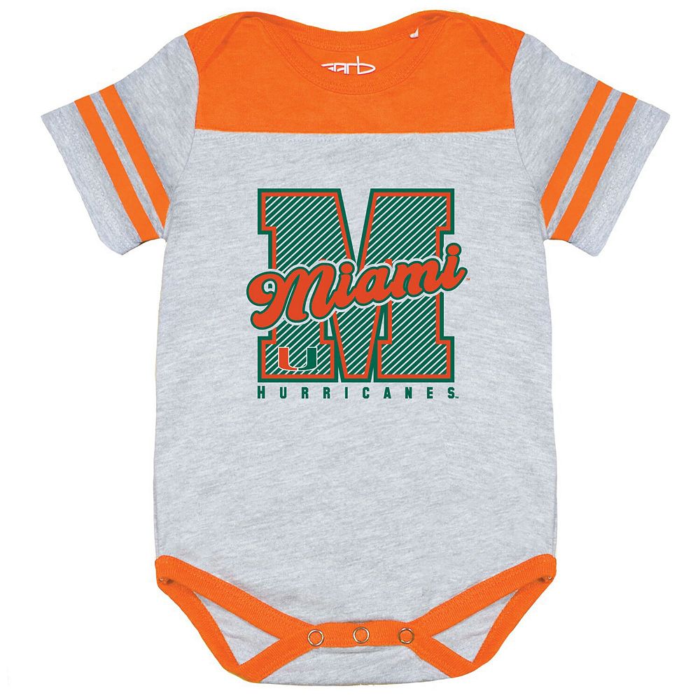 Infant Garb Orange Miami Hurricanes Thomas Bodysuit