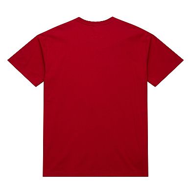 Men's Mitchell & Ness Red Miami Heat Hardwood Classics Throw It Back ...