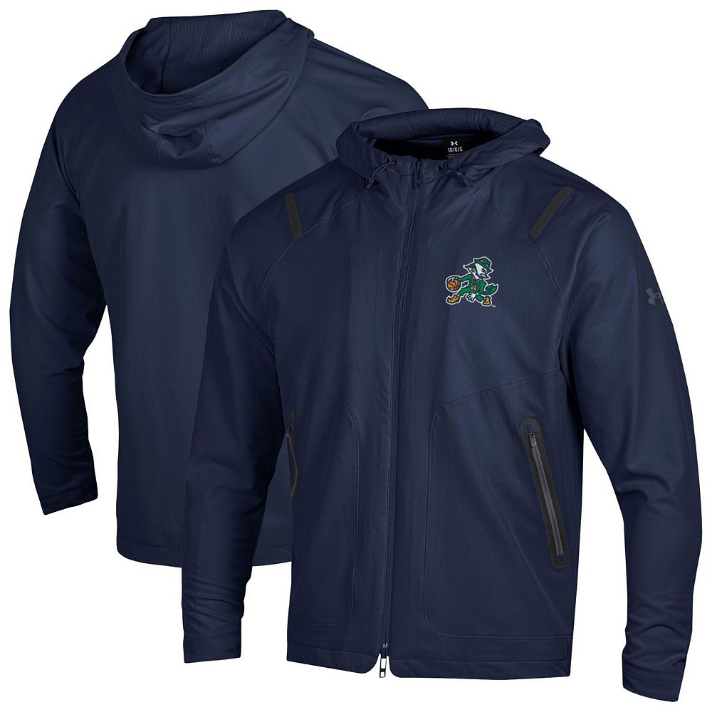 Men's Under Armour Navy Notre Dame Fighting Irish Basketball Leprechaun ...