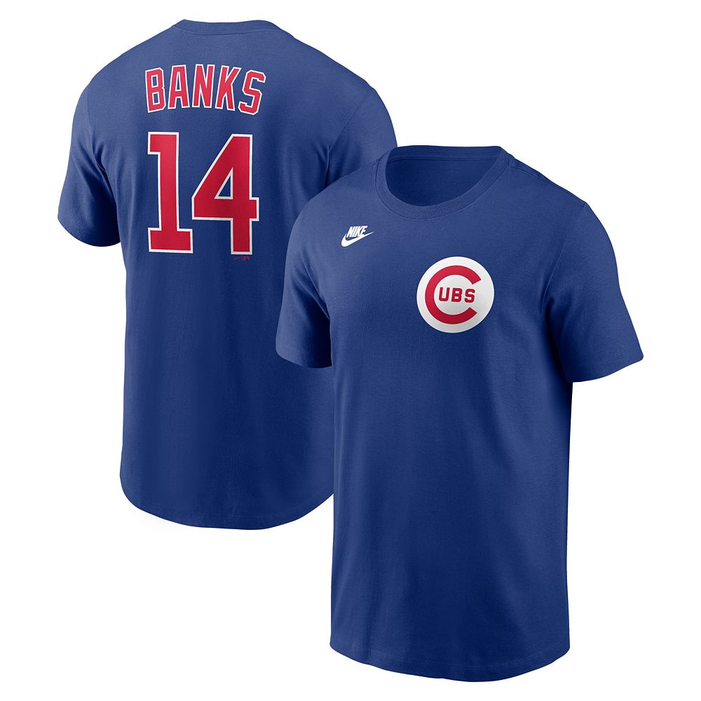 Men's Nike Ernie Banks Rush Blue Chicago Cubs Cooperstown Collection ...