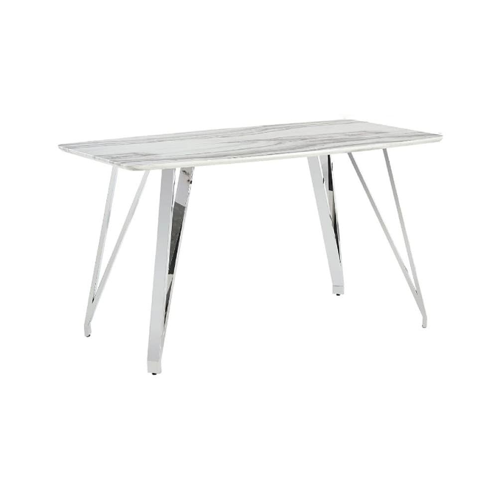 Marble Bar Height Dining Table