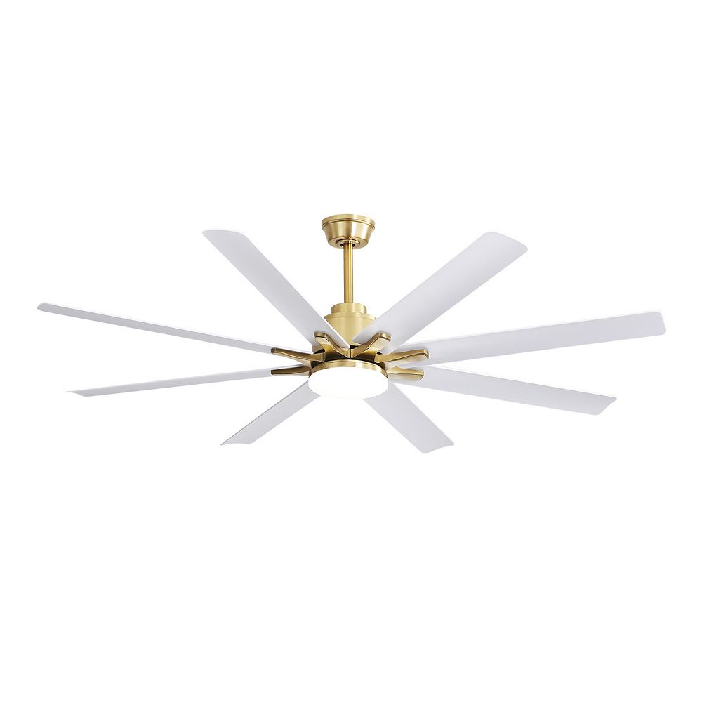 ELEMENT ACE 66 Inch Modern Smart Ceiling Fan with Dimmable LED Light ...