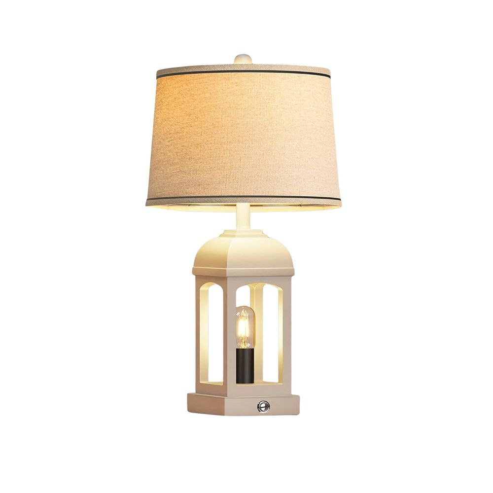 ELEMENT ACE Modern Farmhouse Table Lamp Set with USB Charging Ports and ...