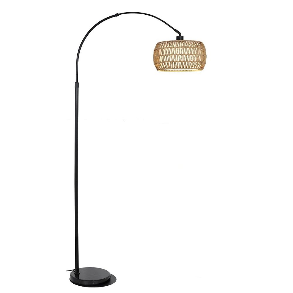 ELEMENT ACE Arched Floor Lamp - Adjustable Height & Dimmable LED for ...
