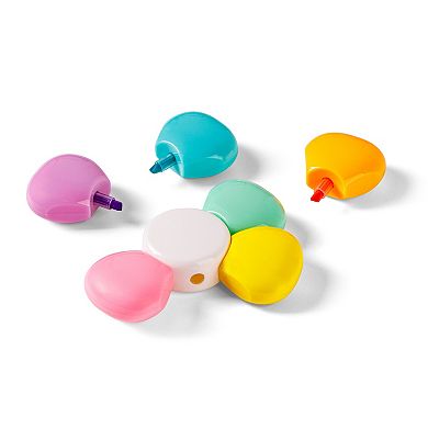 6-Piece Chisel Tip Highlighter Set