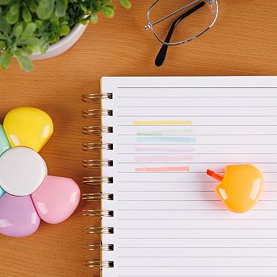 6-Piece Chisel Tip Highlighter Set