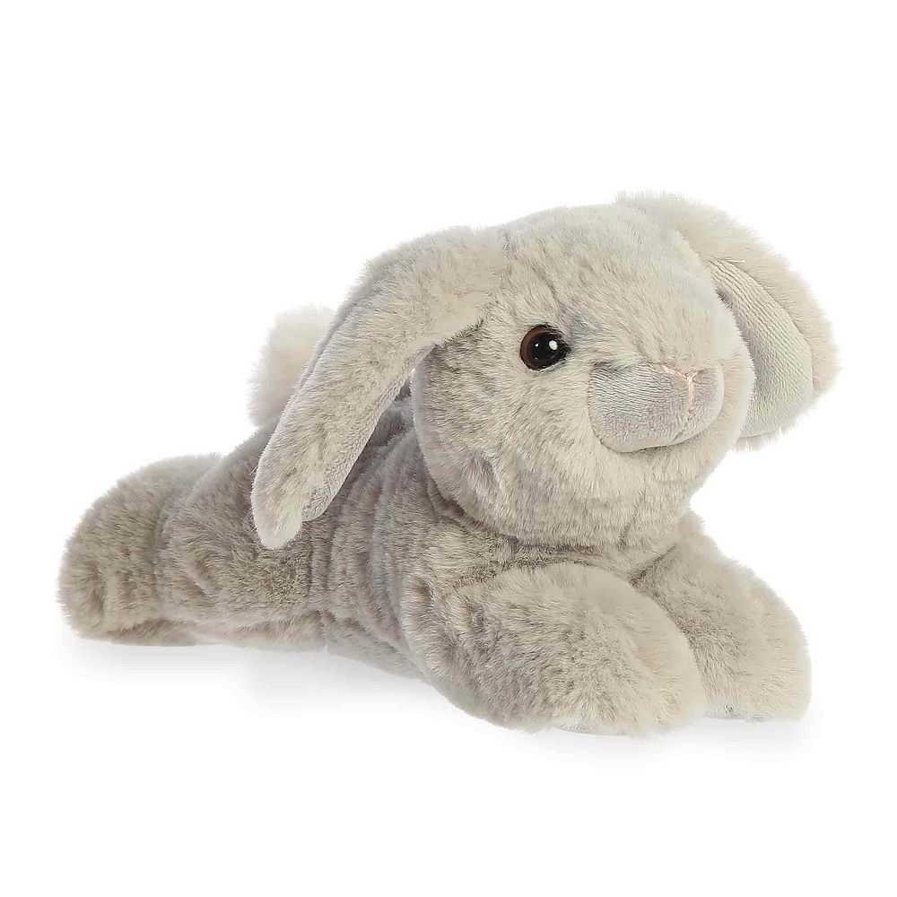 Aurora Small Grey Adorable Stuffed Animal 8" Dusty Lop Bunny Grey Mini ...