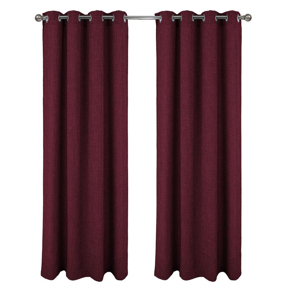 Delmar 2 Pack Luxurious Decorative Grommet Curtain Panel