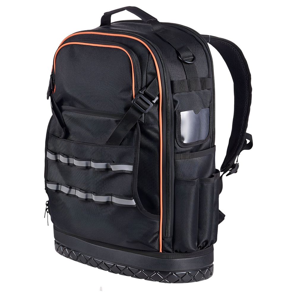 Multi-Pocket Tool Backpack 14.6 x 7.7 x 20.5 in Splash-Resistant for ...