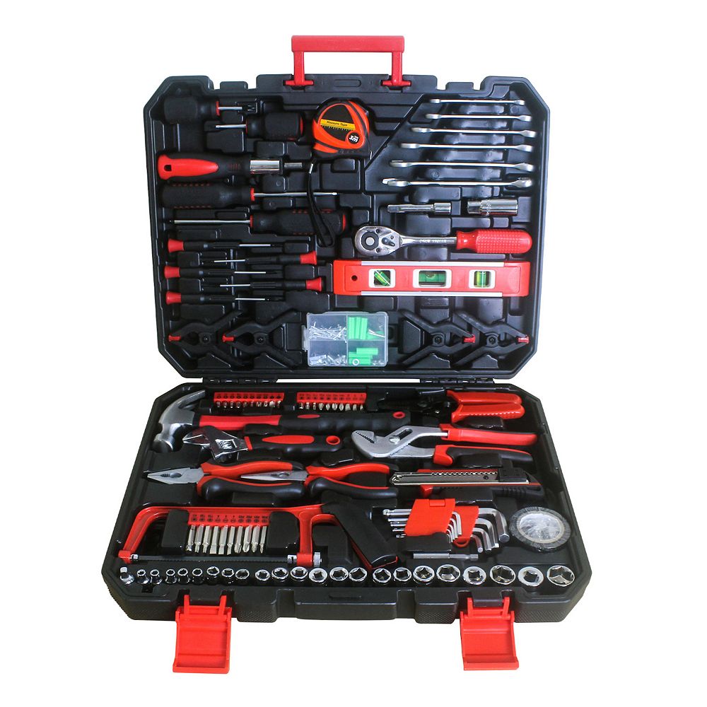 ELEMENT ACE 238-Piece Portable Hand Tool Box Set with Comprehensive ...