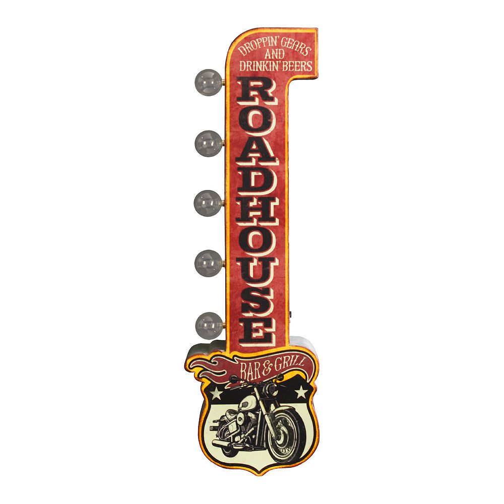 American Art Décor Roadhouse Bar & Grill LED Wall Decor