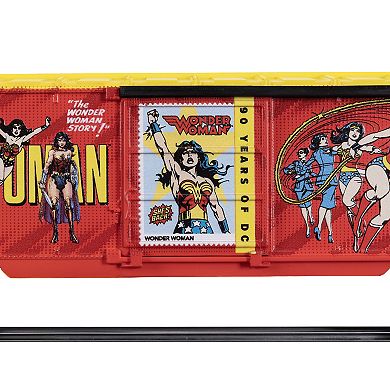Lionel DC Comics Wonder Woman 90 Years of DC O Gauge Model Train Boxcar