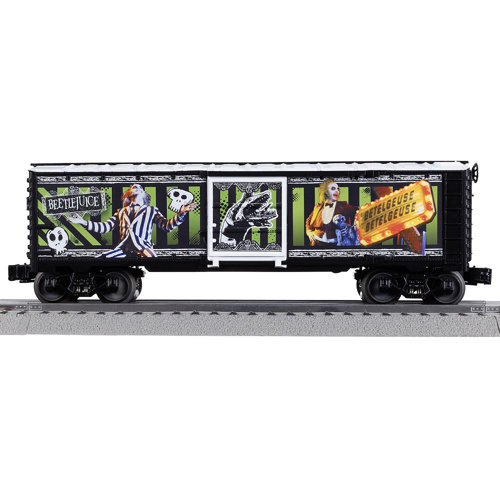 Lionel Beetlejuice Illuminated O Gauge Model Train Boxcar