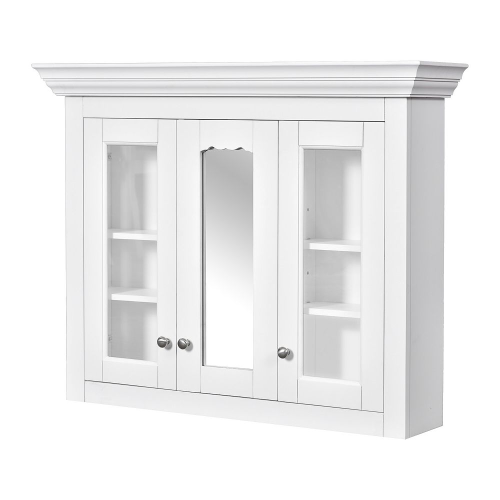 ELEMENT ACE Wall Mounted Bathroom Cabinet with Mirror & Adjustable ...