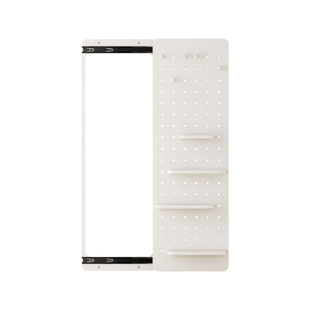 ELEMENT ACE Wall Mounted Full Length Mirror with Shelf and Hook Storage ...