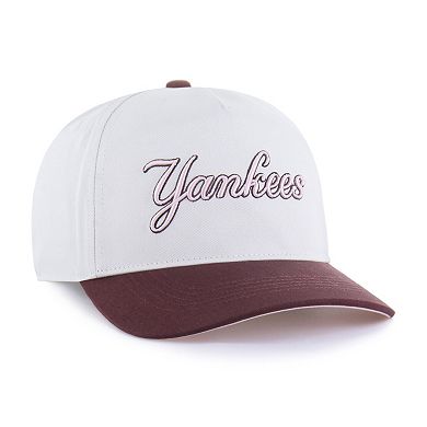 Unisex '47 Stone/Burgundy New York Yankees Love Letter Adjustable Hitch Hat