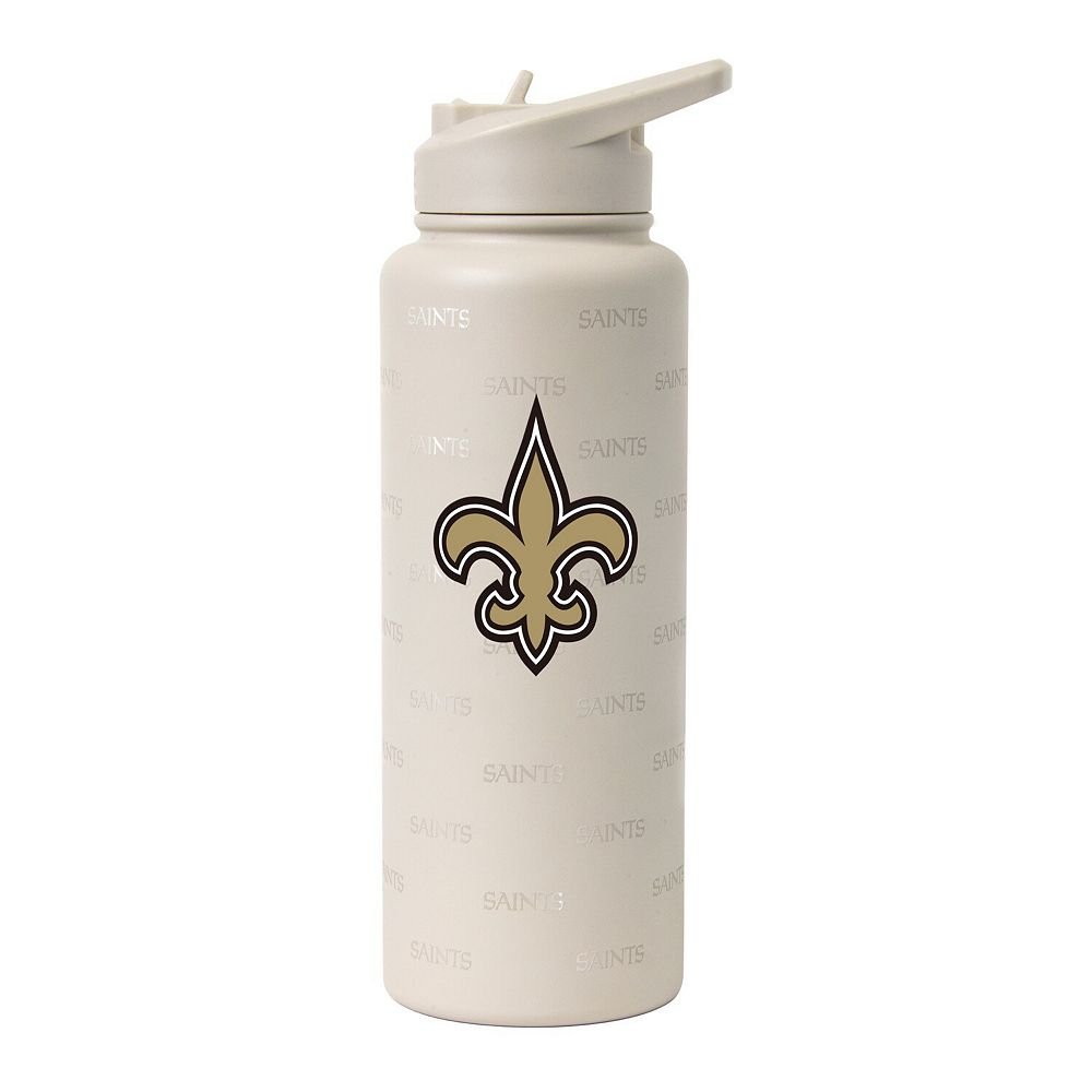 Logo Brands New Orleans Saints 34oz. Sand Ghost Quencher Bottle