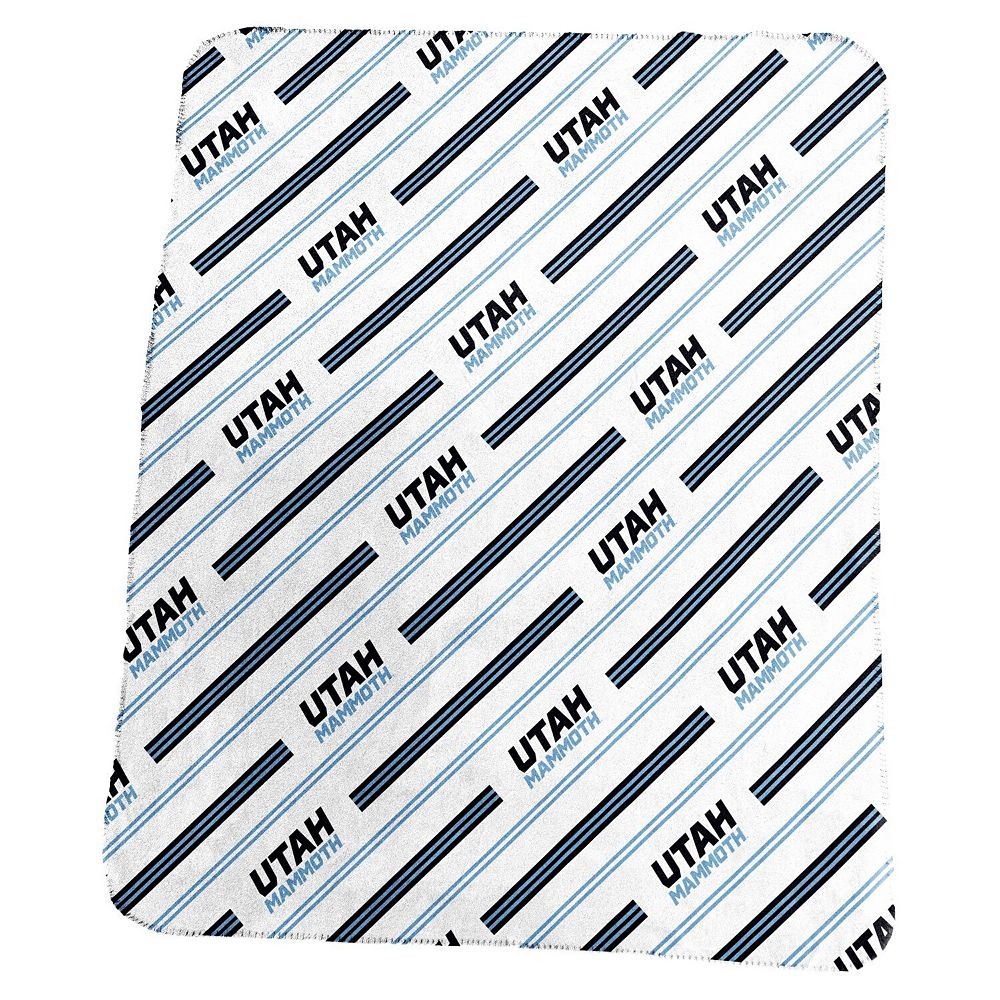 "Logo Brands Utah Mammoth 50"" x 60"" Classic Vertical Stripe Fleece ...