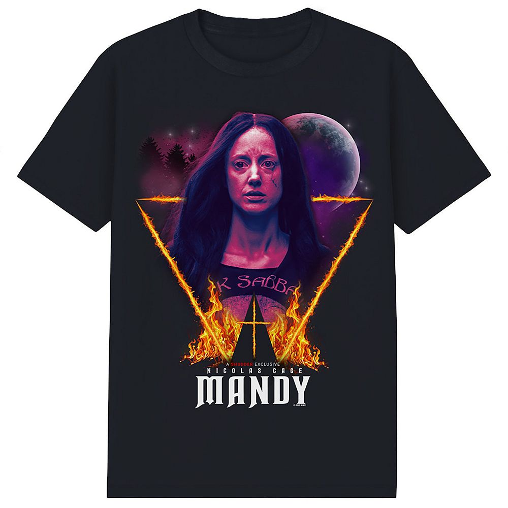 Men's Mandy Burning Triangle Graphic Tee