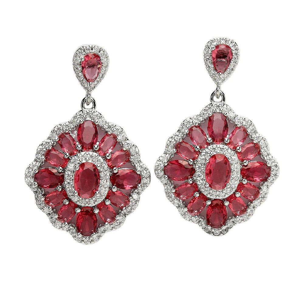 AGP PARIS Diva Collection Cubic Zirconia Statement Earrings