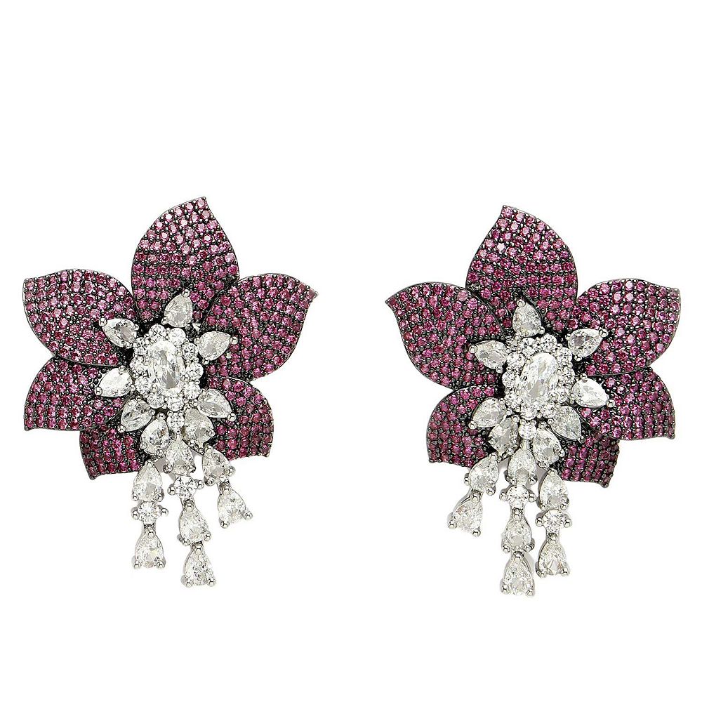 AGP PARIS Diva Collection Floral Drop Studs