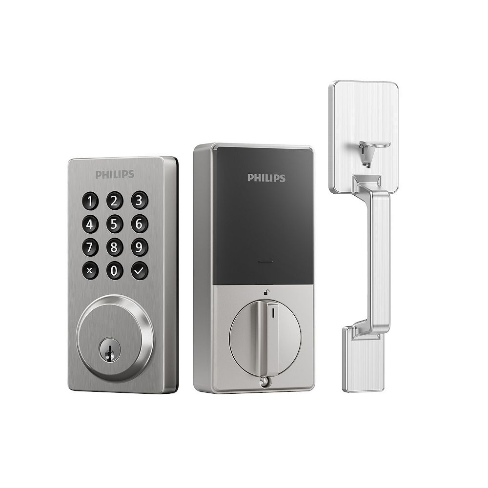 Philips Smart Wi-Fi Door Lock with Push Button Lighted Keypad and ...