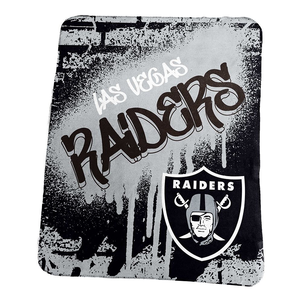 "Logo Brands Las Vegas Raiders 50"" x 60"" Classic Graffiti Fleece ...