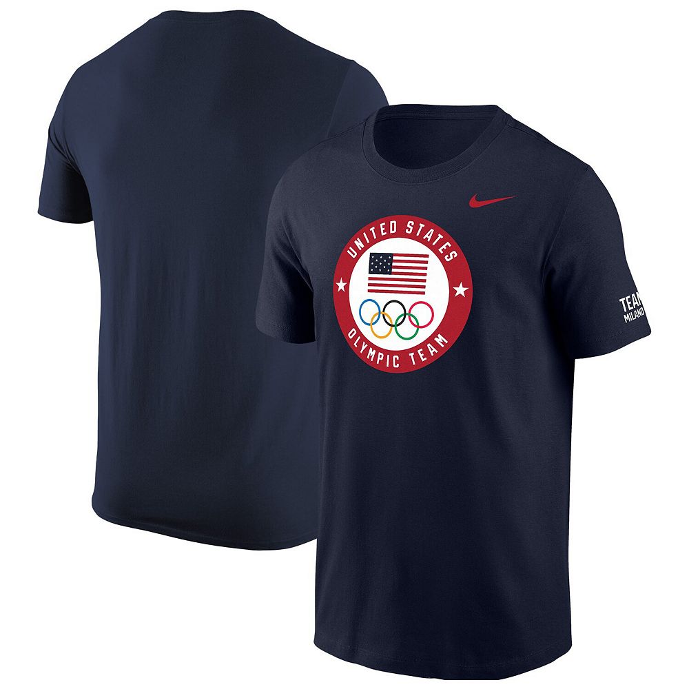 Men's Nike Navy Team USA US Logo T-Shirt