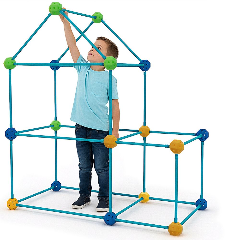 Tubes and Balls Building Set - 48 Tubes 31 Balls 90 Clips, Durable ...