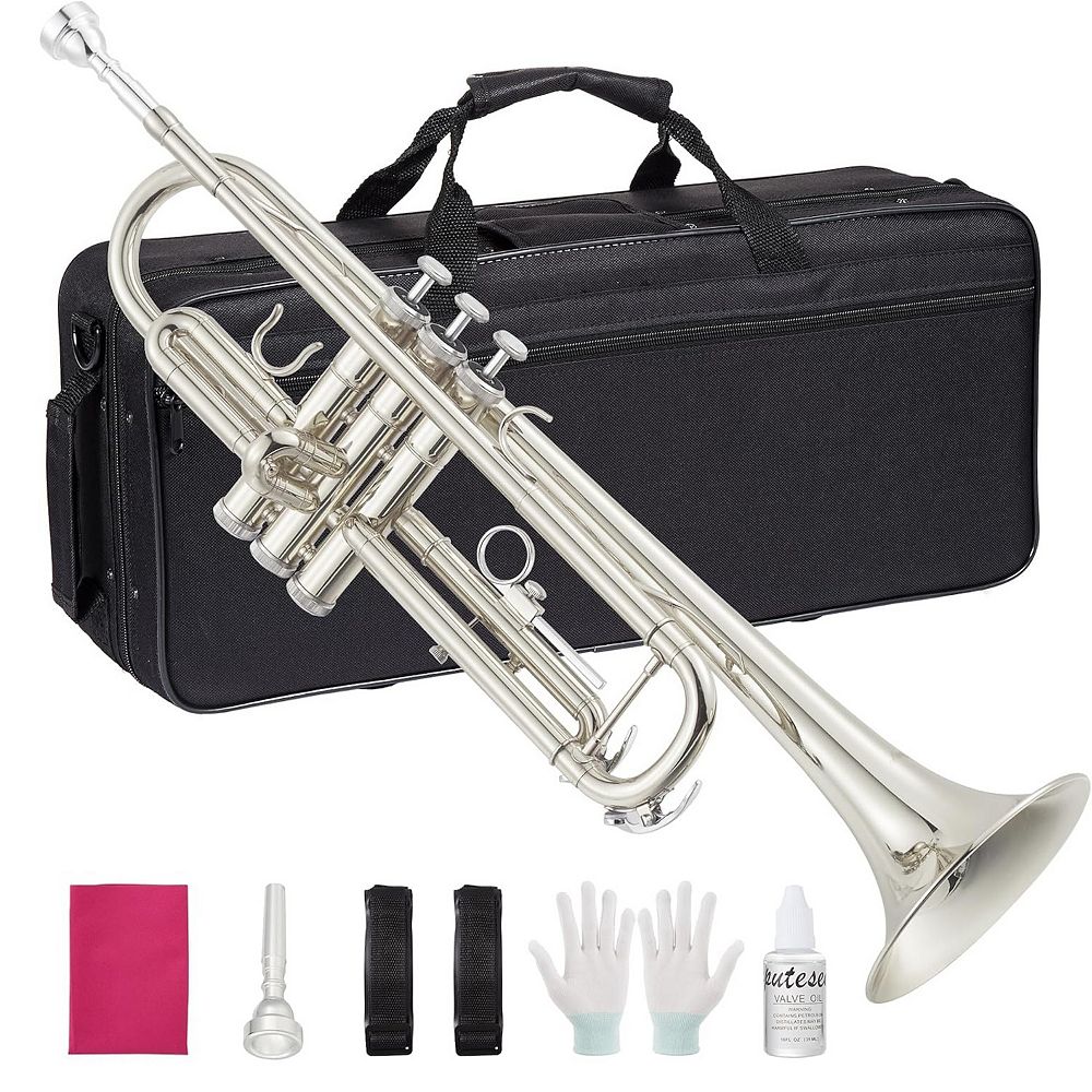 Standard Trumpets Gold Lacquer Brass Instrument for Beginner to ...