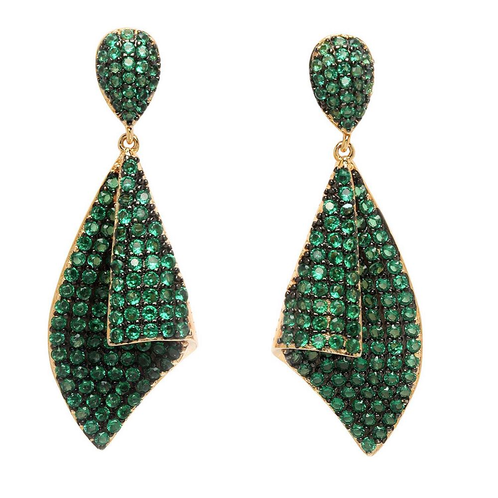 AGP PARIS Diva Collection Modern Asymmetry Earrings