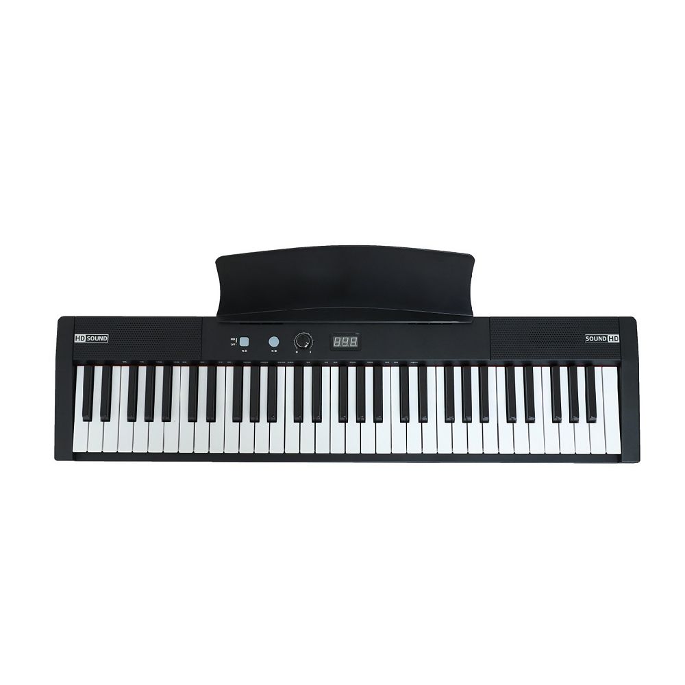 61 Key Full Size Portable Electronic Keyboard Piano Set Built-in ...