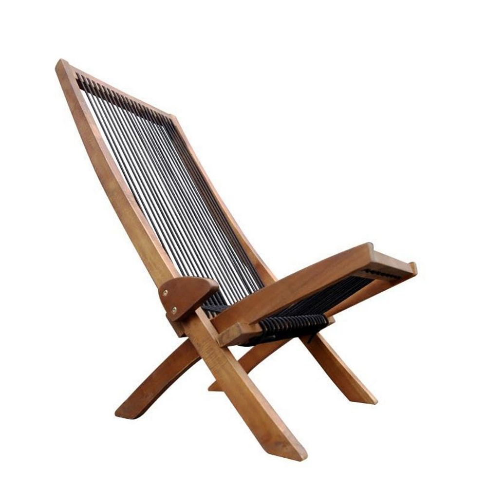 WOW PIONEER Portable Folding Solid Wood Chair for Indoor and Outdoor ...