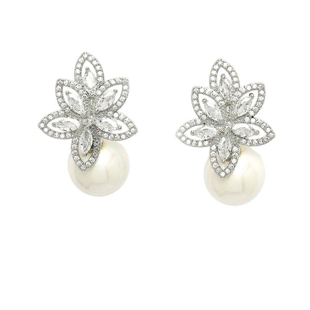 AGP PARIS Diva Collection Zirconia Floral Drops