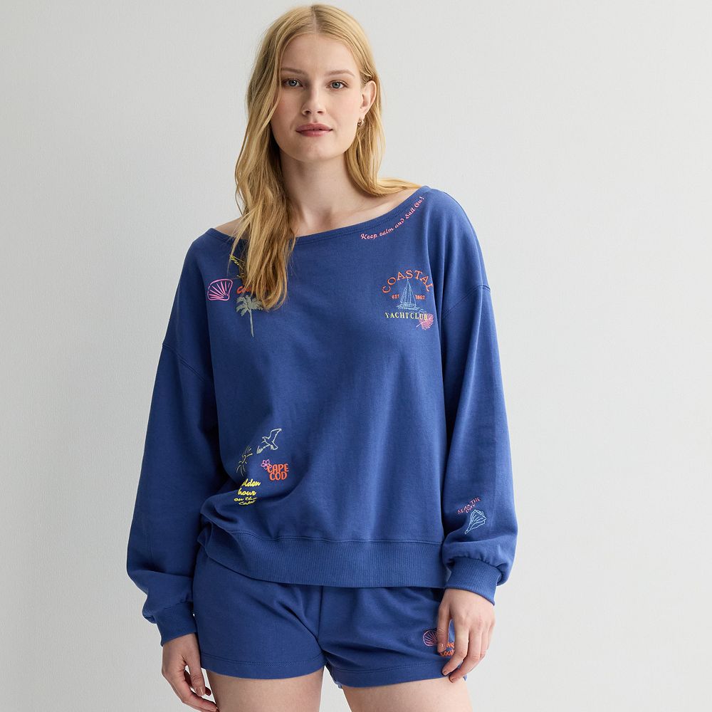Juniors' Coastal Icon Terry Pullover