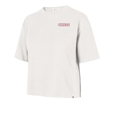 Women's '47 Cream Kansas City Chiefs Love Letter Reed City T-Shirt