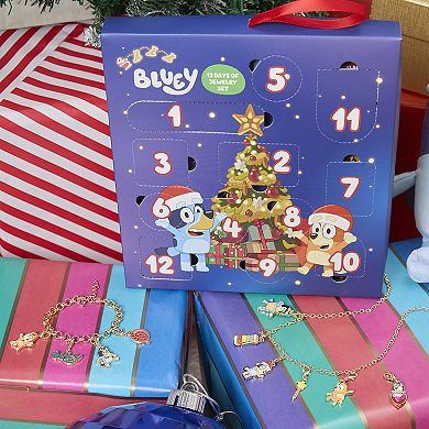 Bluey Jewelry 12 Piece Gift Set - Necklace, Bracelet & Charms Mix ...