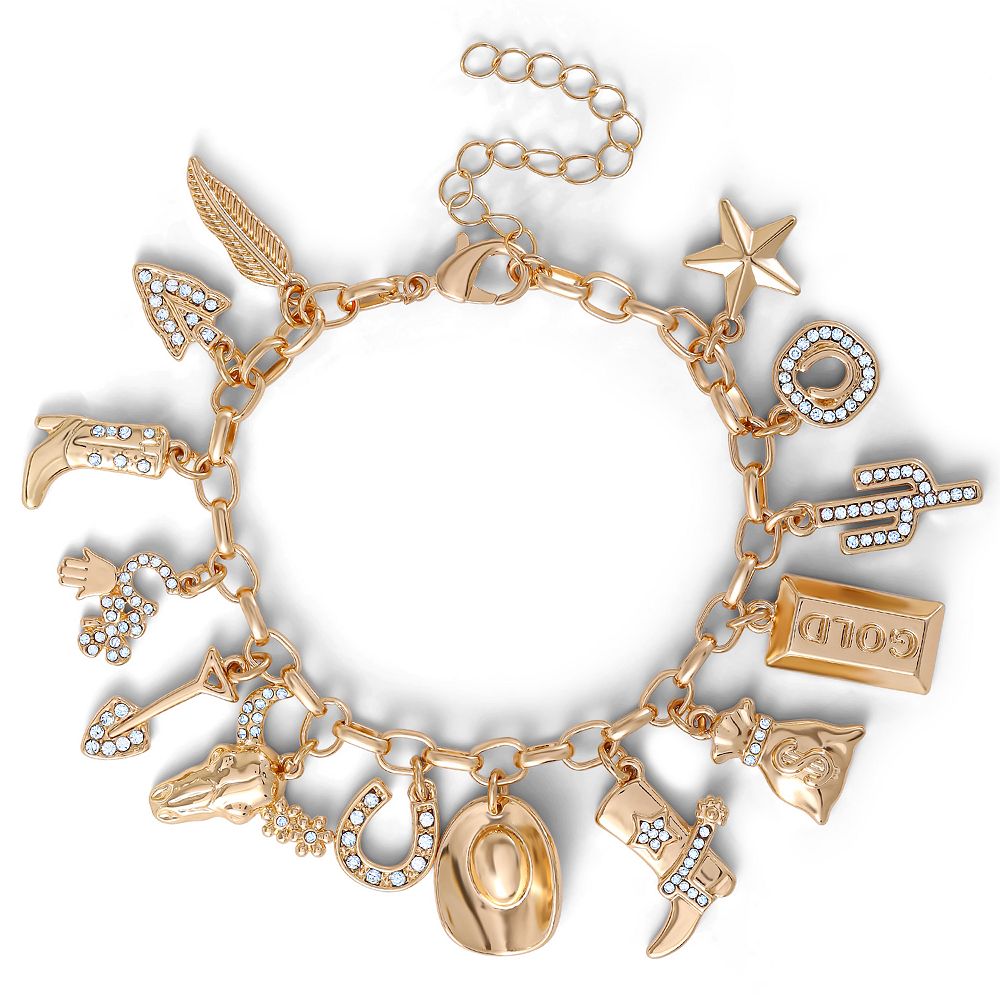 JS Jessica Simpson 20th Anniversary Charm Bracelet