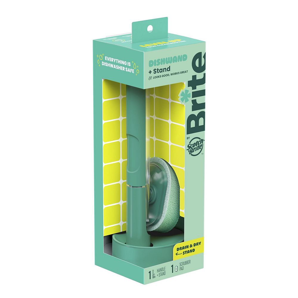 Brite by Scotch-Brite® Dishwand & Stand