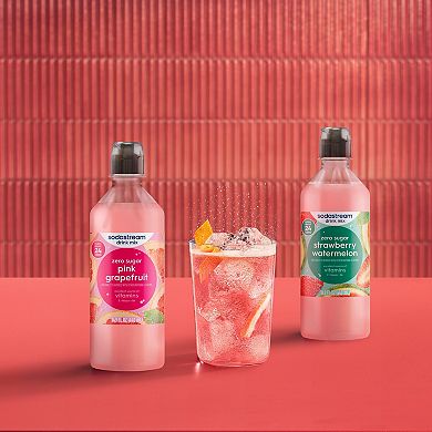 SodaStream Zero Sugar Pink Grapefruit Drink Mix 4-Pack