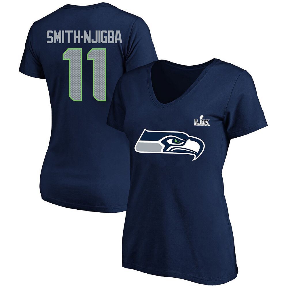 Women's Fanatics Jaxon Smith-Njigba College Navy Seattle Seahawks Super ...