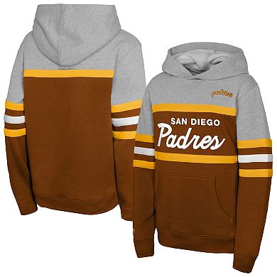Youth Mitchell & Ness Brown/Grey San Diego Padres Cooperstown Head ...