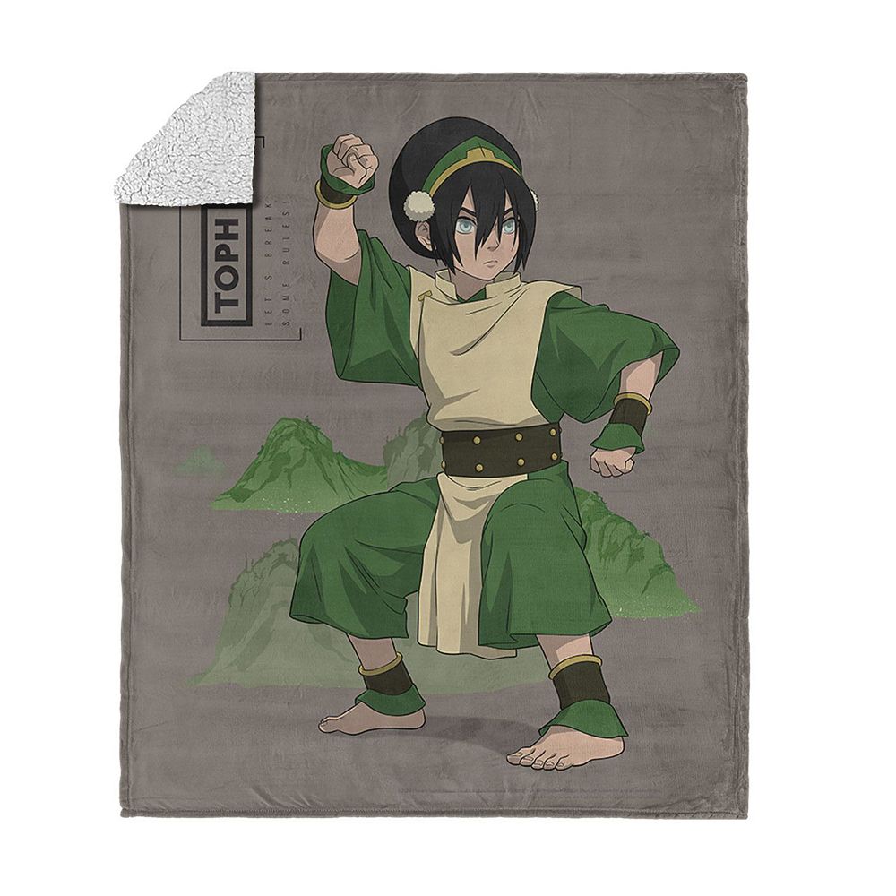 Nickelodeon Avatar The Last Airbender Toph Pose Silk Touch Faux ...