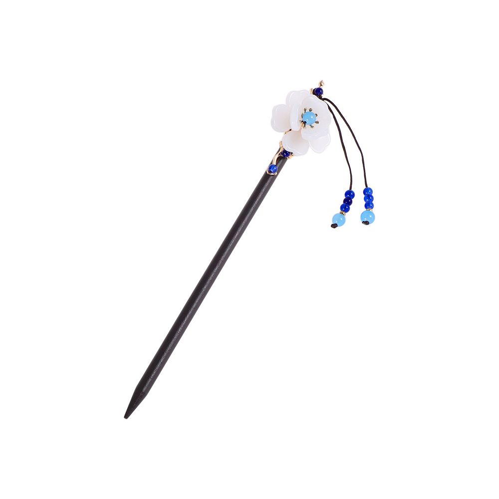 Hair Chopstick for Women Black Blue White 1 Pc