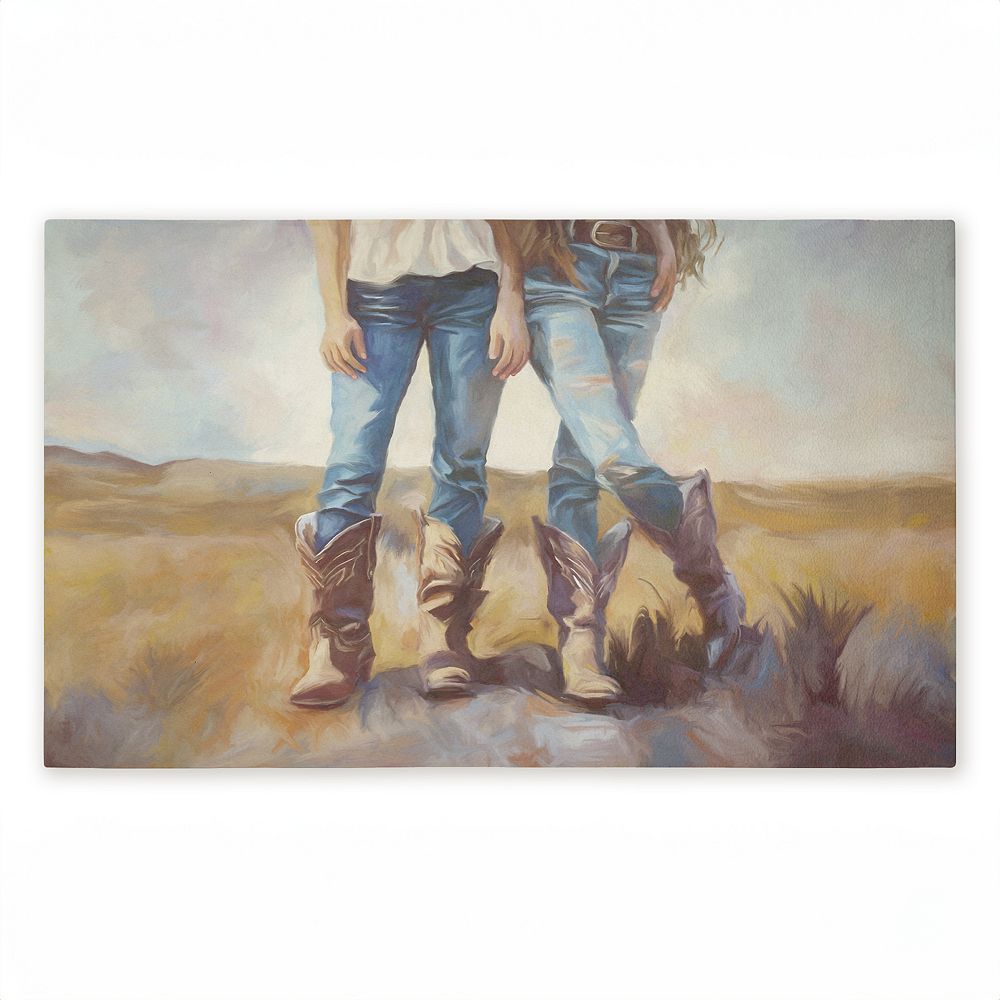 Stupell Home Decor I'll Be Me Cowgirl Door Mat