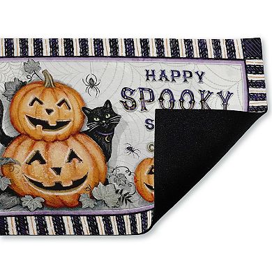 Stupell Home Decor Spooky Season Jack-o-Lanterns Door Mat