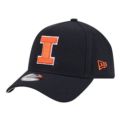 Youth New Era Navy Illinois Fighting Illini 9FORTY A-Frame Adjustable Hat