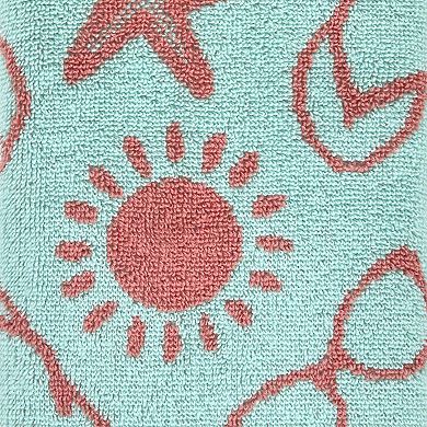 SKL Home Flip Flop Pop Hand Towel 2-Pack Set